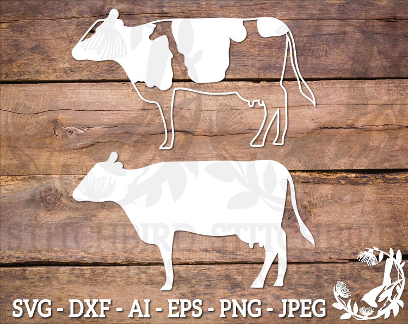 Cows SVG Instant Download Vector Art Commercial Use SVG - Etsy Canada