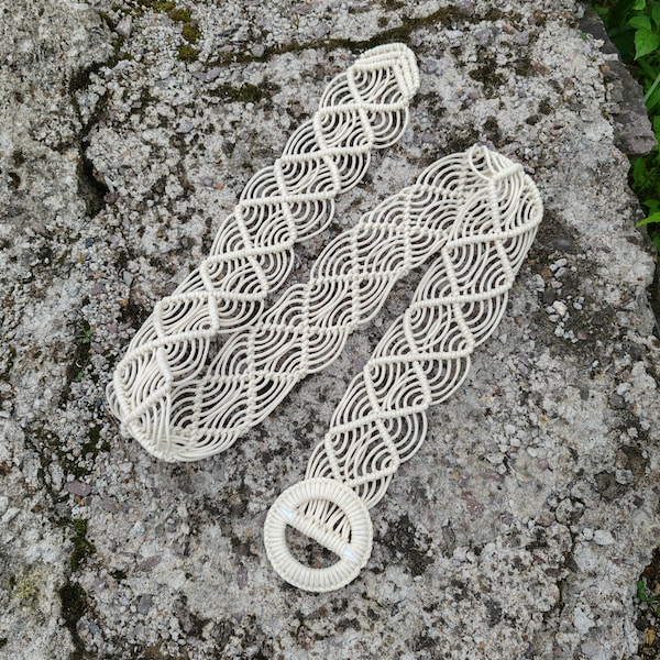 Macrame Belt - Etsy