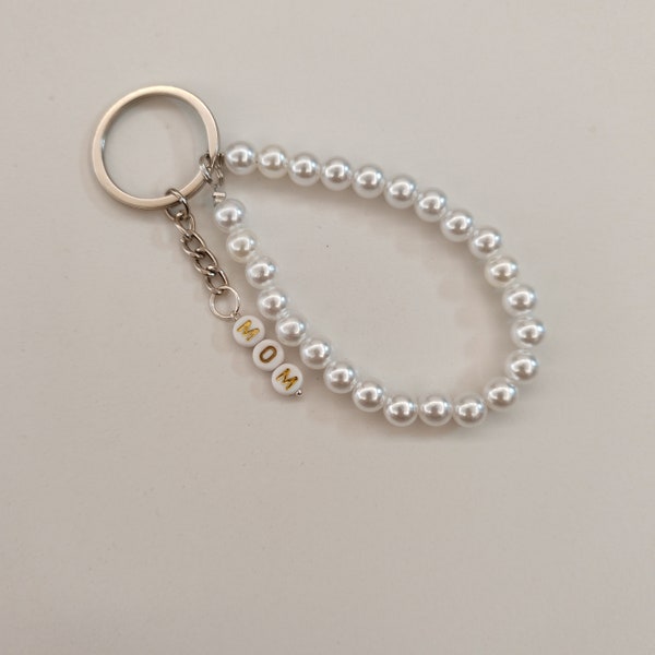 Pearl Keychain - Etsy