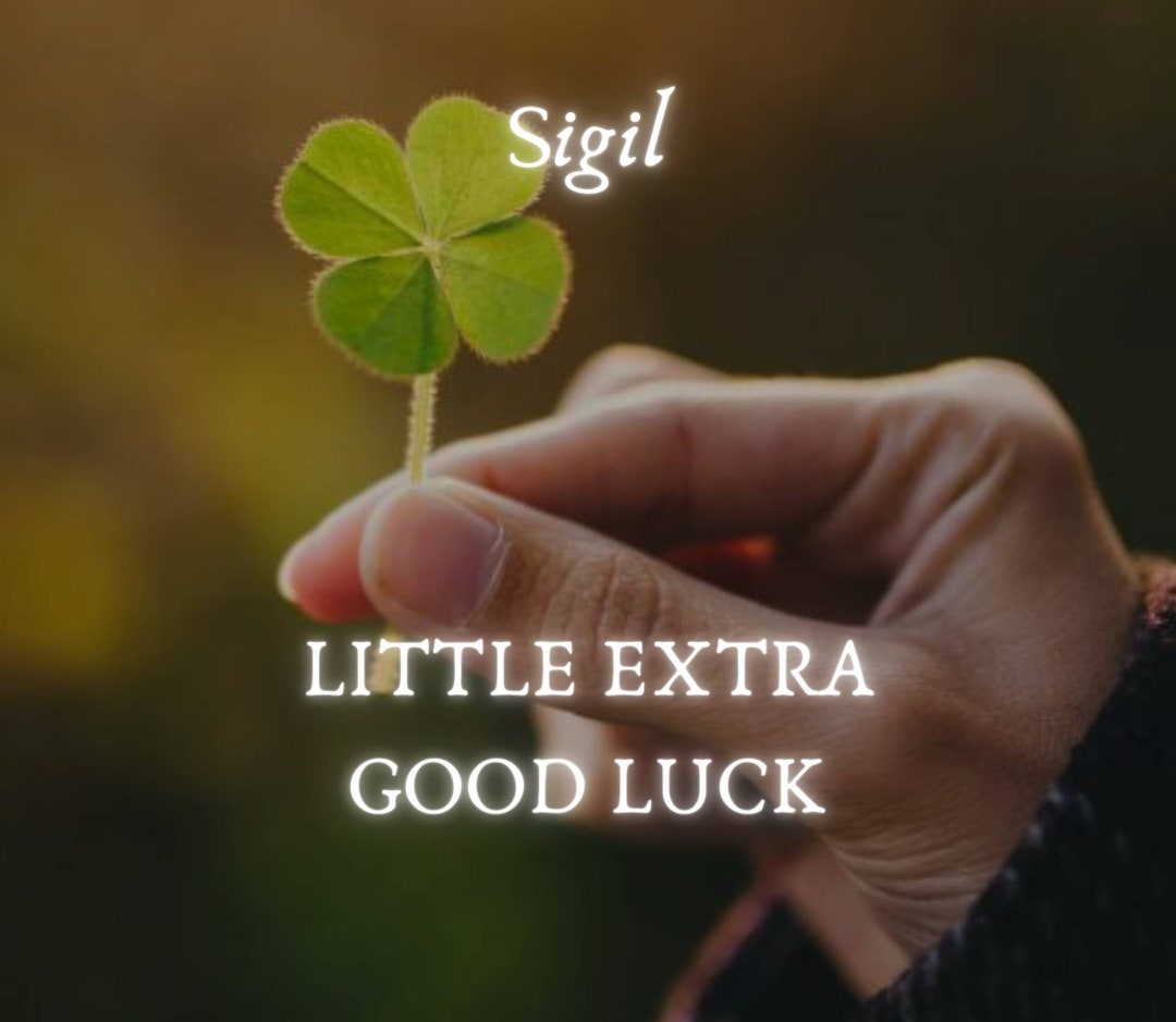 Carry GOOD LUCK With You SIGIL / Sigil Magick - Etsy
