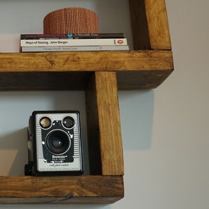 Rustic Stepped Shelf - Handcrafted Shelving - Wooden Shelves - Etsy