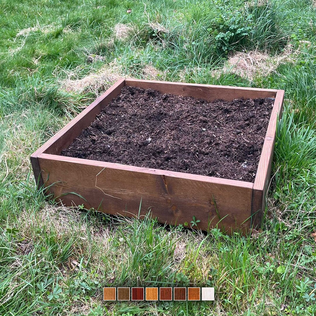Raised Garden Bed Planter - Flat Pack Easy Assemble - Chunky Pinewood ...