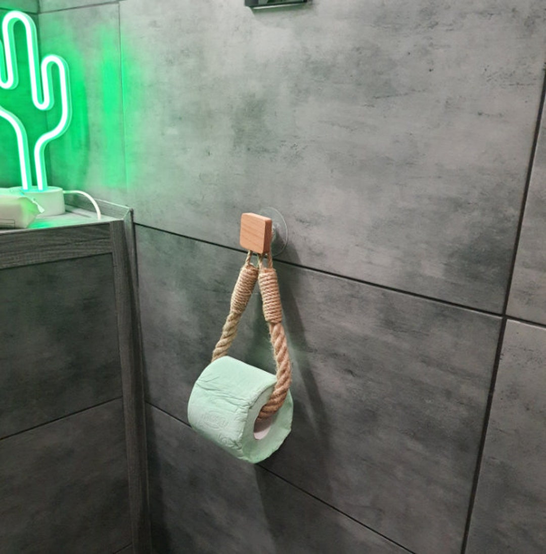 Rope Toilet Paper Hanger Hemp Rope Toilet Paper Rack - Etsy