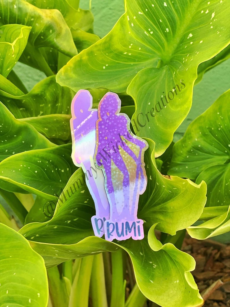 Kpop Demon Hunter Sticker – Huntrix Holographic Art - Etsy