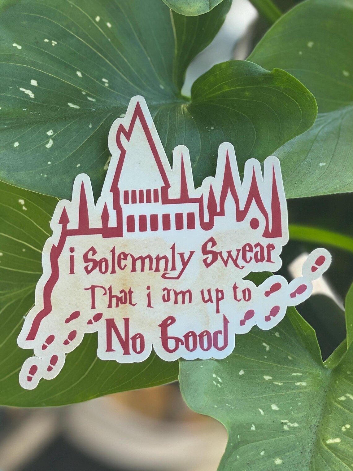 Harry Potter Sticker - Marauders Map Sticker - Hogwarts Sticker - Etsy
