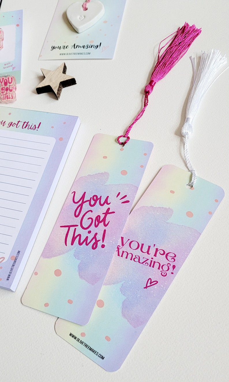 Bookmarks, YOU GOT THIS, Positive Affirmation Gift, You're Amazing ...