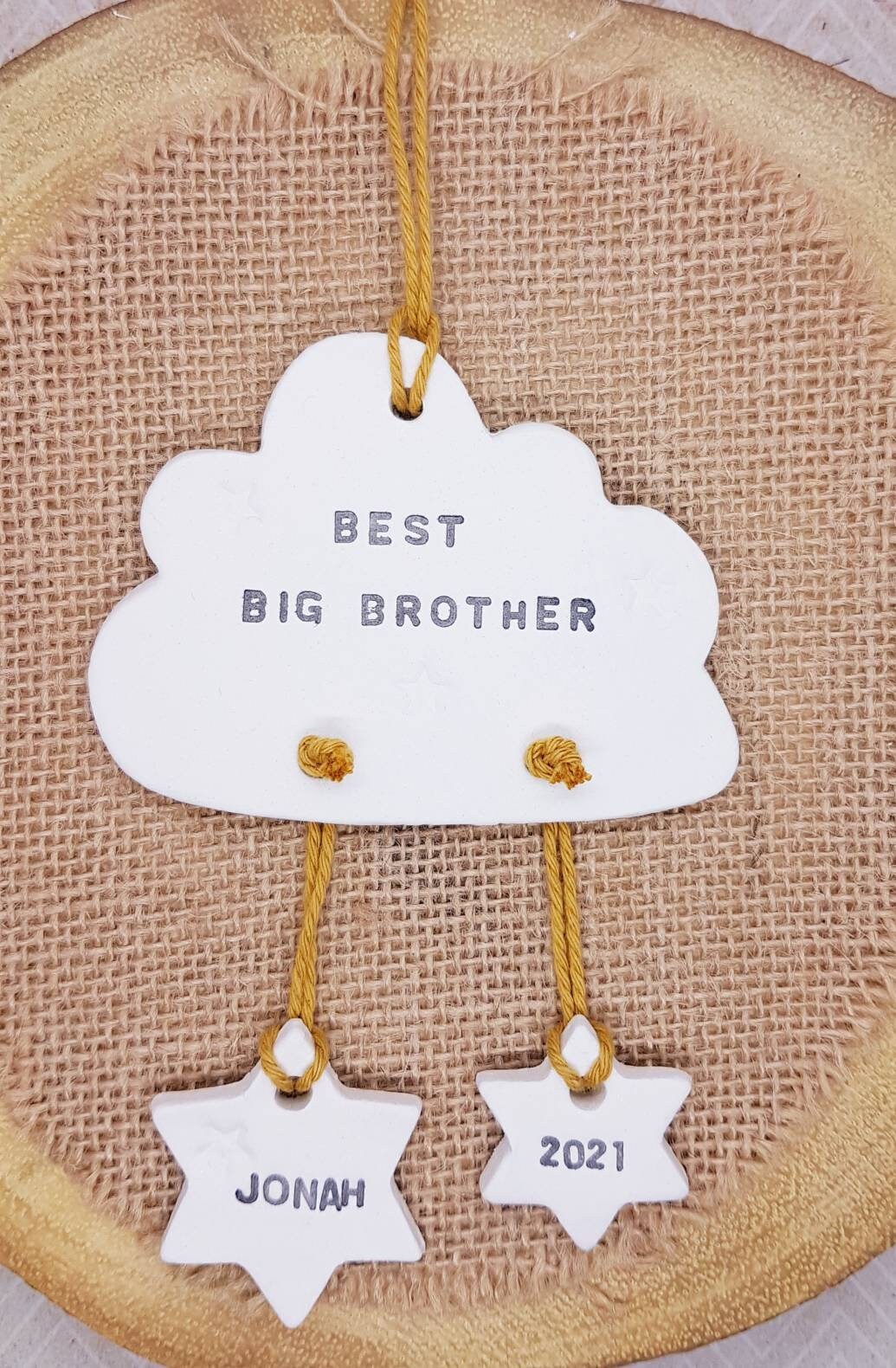 Brothers Make The Best Friends Clay Keepsake Best Big Brother | Etsy
