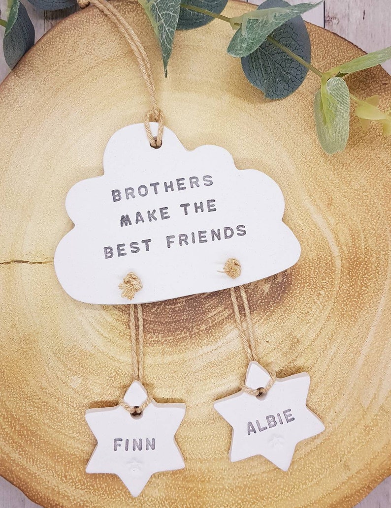 Brothers Make The Best Friends Clay Keepsake Best Big Brother | Etsy