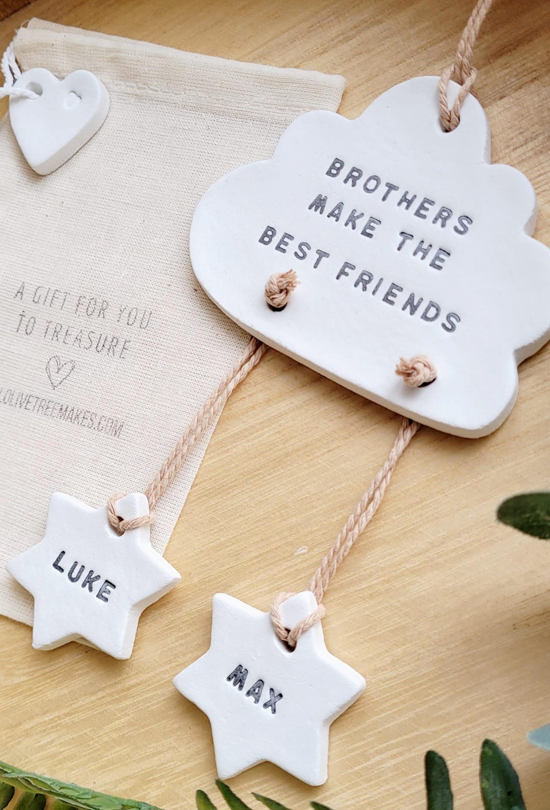 Brothers Make the Best Friends Clay Keepsake, Best Big Brother ...