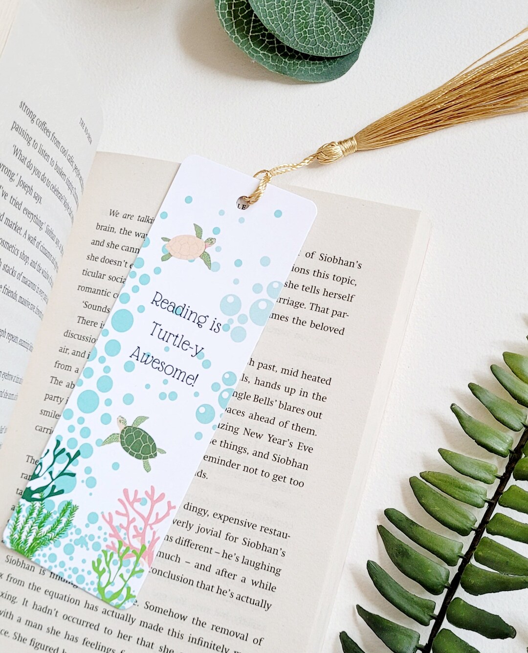 Bookmarks, Turtle-y Awesome, Bookworm Gift, Reading is Totally Awesome ...