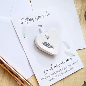 Little Guardian Angel to Watch Over You Clay Pocket Hug, Bereavement ...