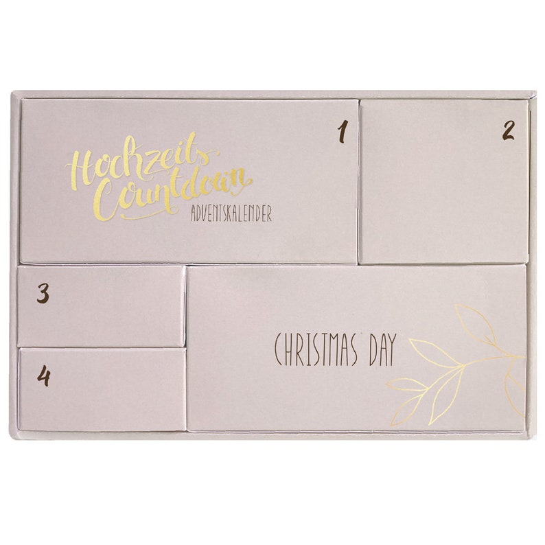 Advent Calendar for the Bride Wedding With 5 Doors for Advent Limited ...