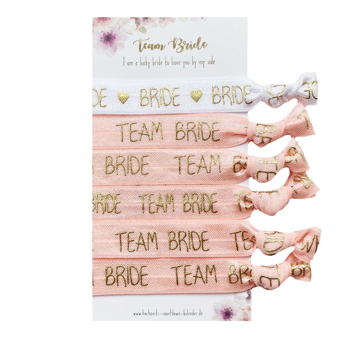 "team Bride" Bracelet Set for the Hen Party (6 Pieces) - Etsy