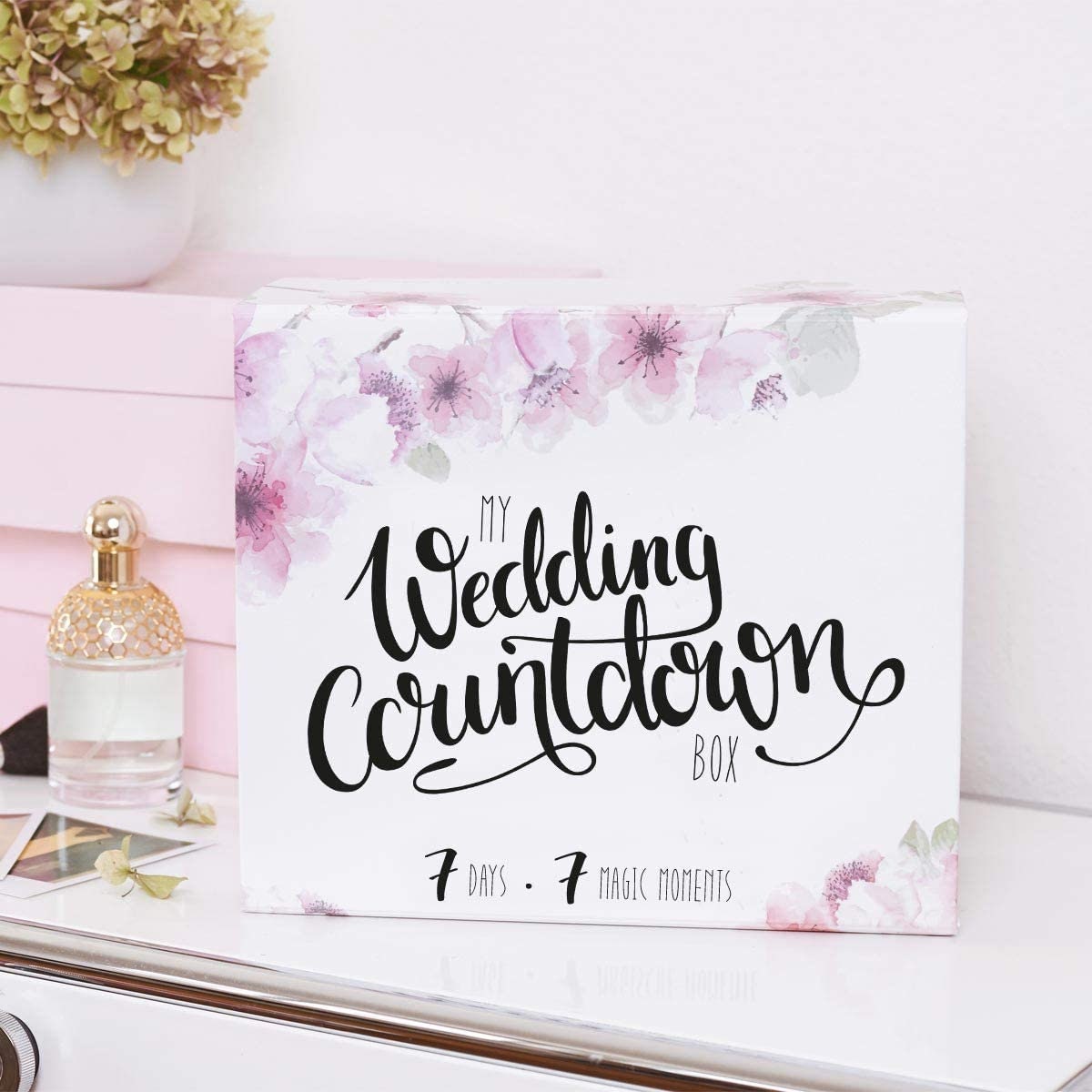 Customized Wedding Countdown Box - Etsy