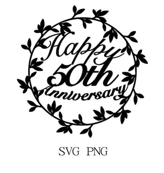 50th Birthday Border Clip Art