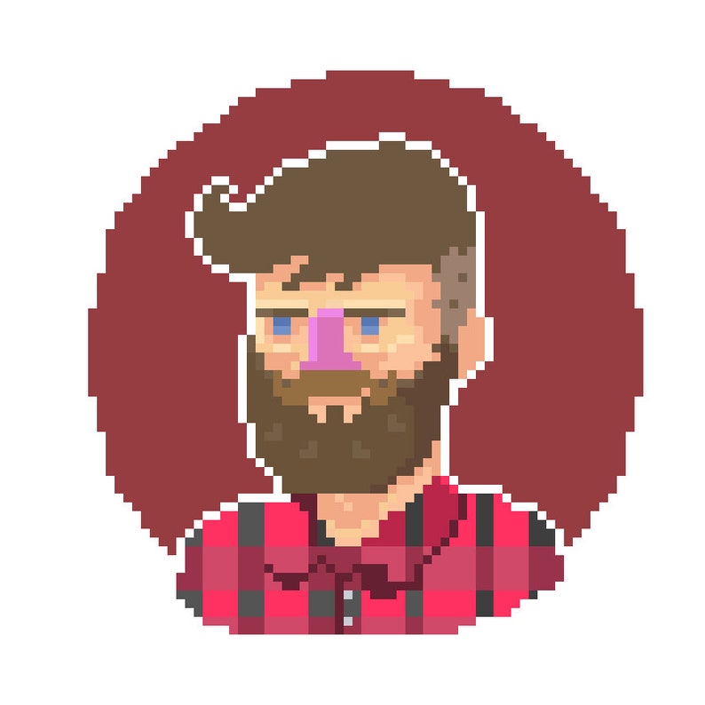 Pixelate Yourself Custom Pixel Art Avatar/portrait - Etsy