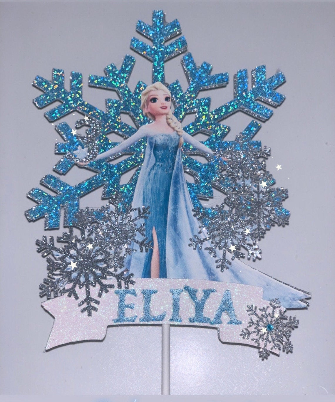 Frozen cake topper Elsa cake topper Princess Elsa cake | Etsy