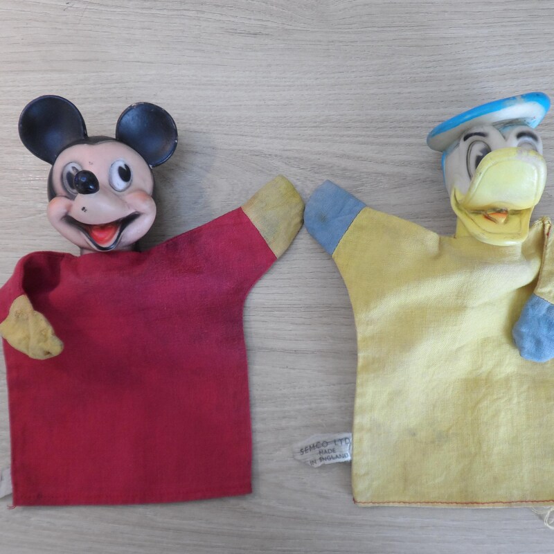 Mickey Mouse Hand Puppet - Etsy