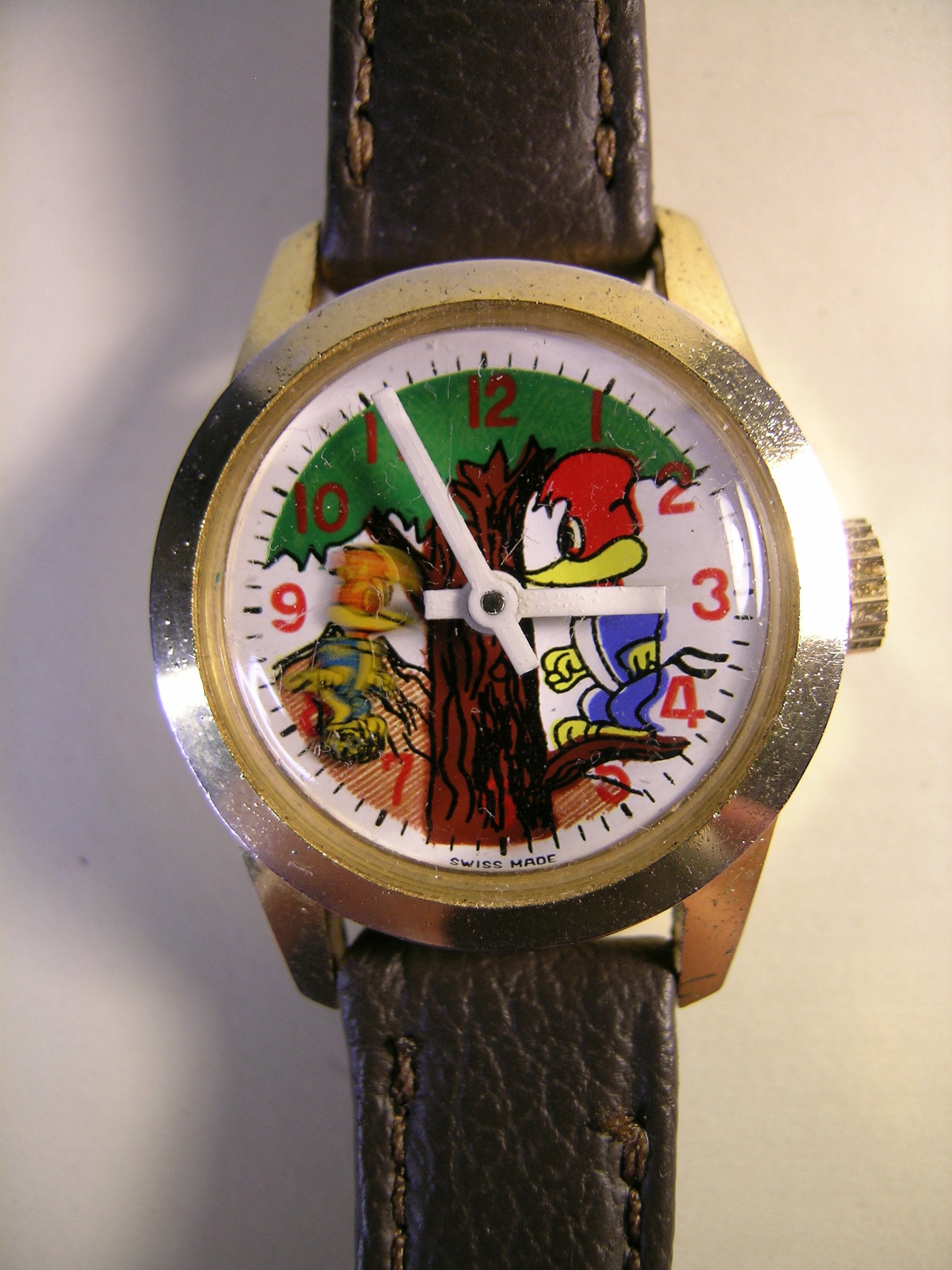 1970's Animated Woody Woodpecker Wrist Watch - Etsy