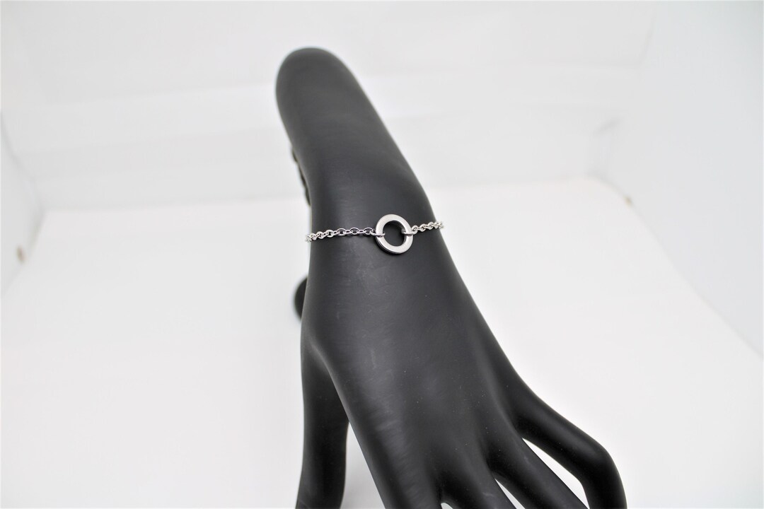 24/7 Small O Ring Locking Bracelet or Anklet - Etsy