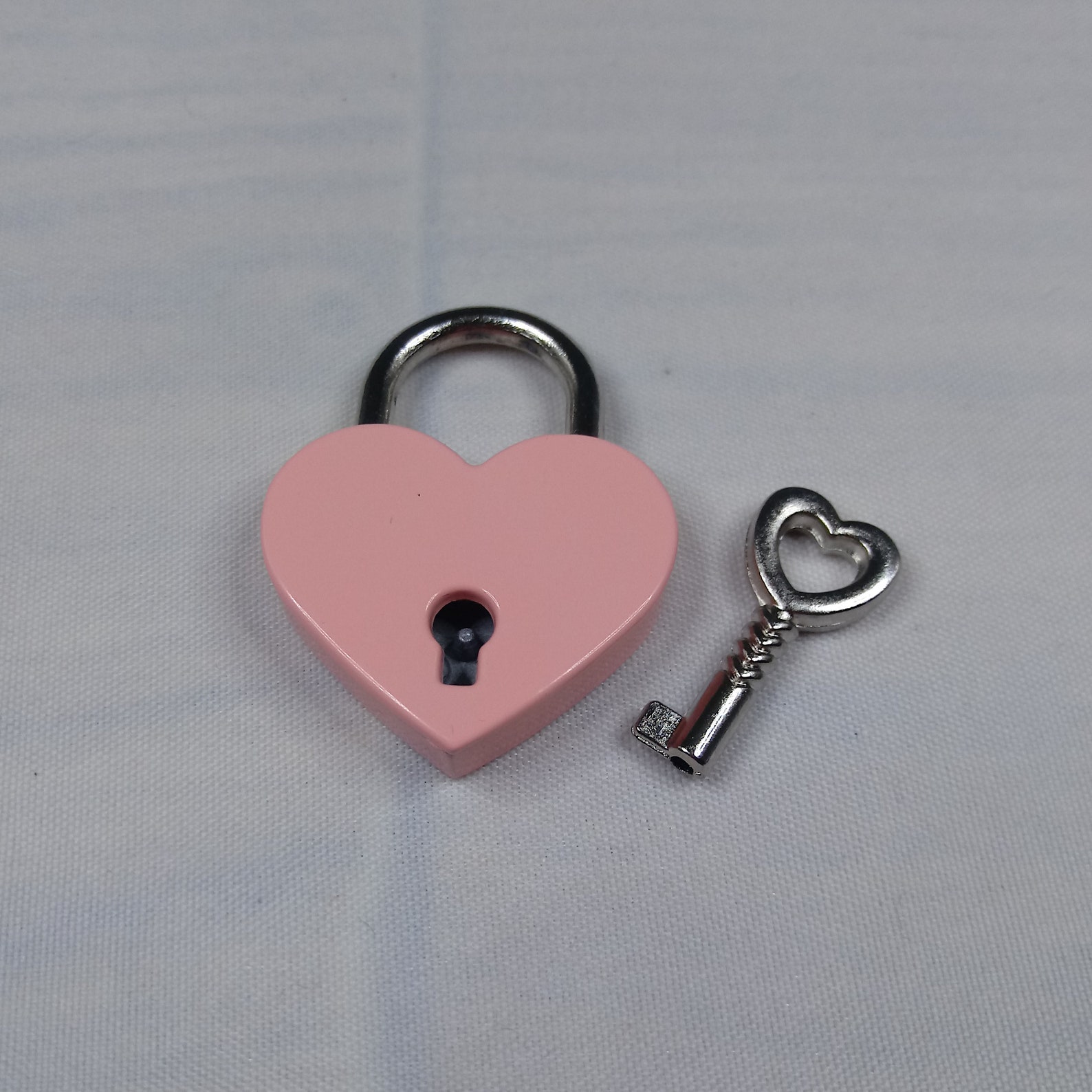 Pink Heart Lock - Etsy