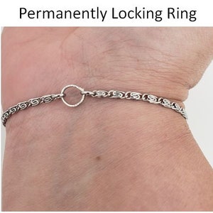 24/7 Discreet Locking Cuff Bracelet - Etsy