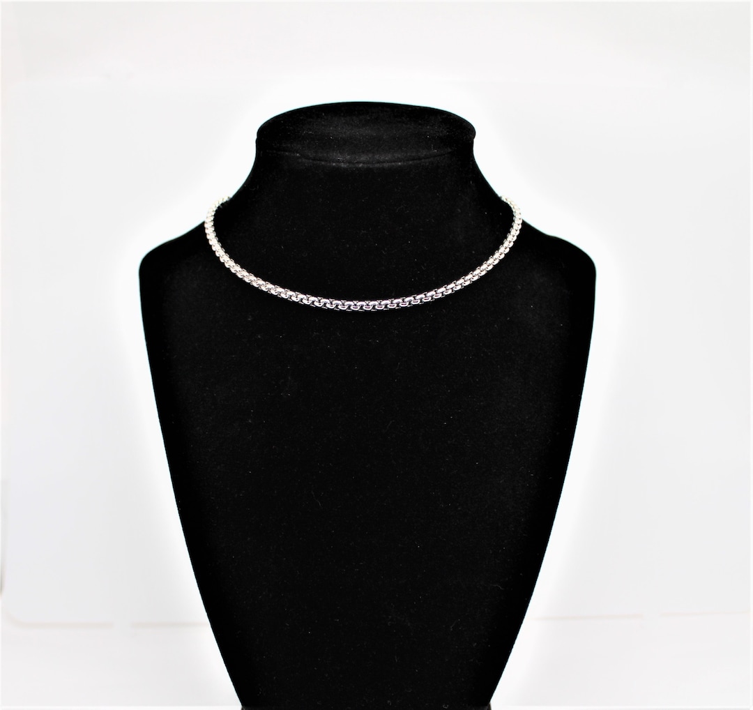 24/7 Discreet Locking Thick Chain Minimalist Day Collar - Etsy