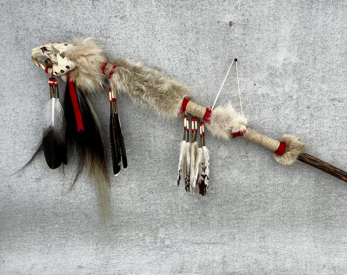 Dance Stick - Powwow - Decorated in a Unique & Authentic Plains Indian ...