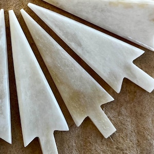 Handmade Buffalo Bone Arrowheads, Traditional Native Style, Set of 8 - Etsy
