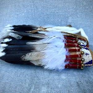War Bonnet Plains Indian Style | Handmade Feather Headdress | Powwow ...