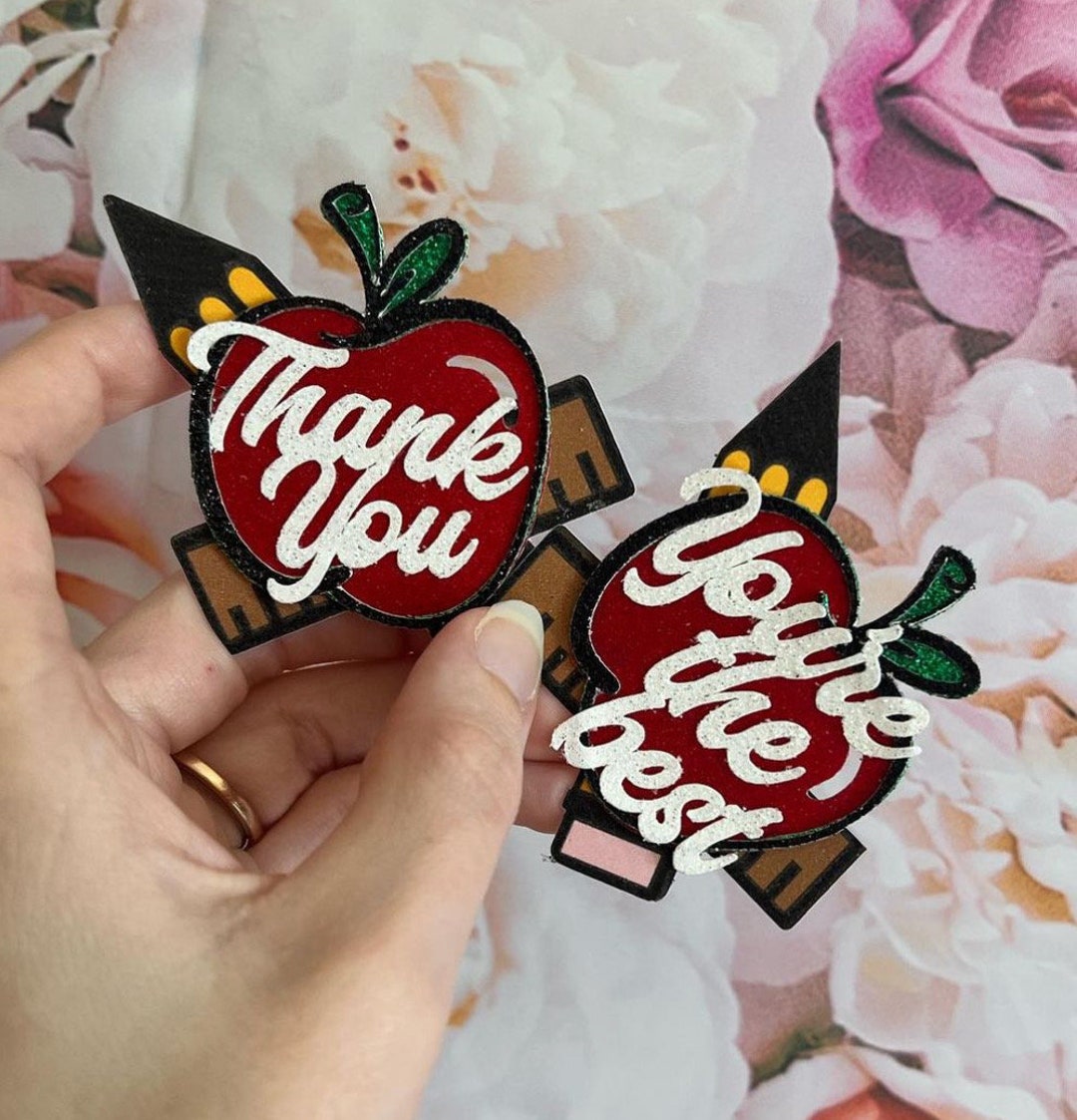 Teacher End of Year Cupcake Toppers - Etsy