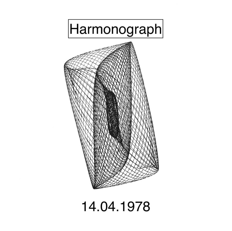 Personalised Birthday Drawing Gift From a Harmonograph - Digital ...