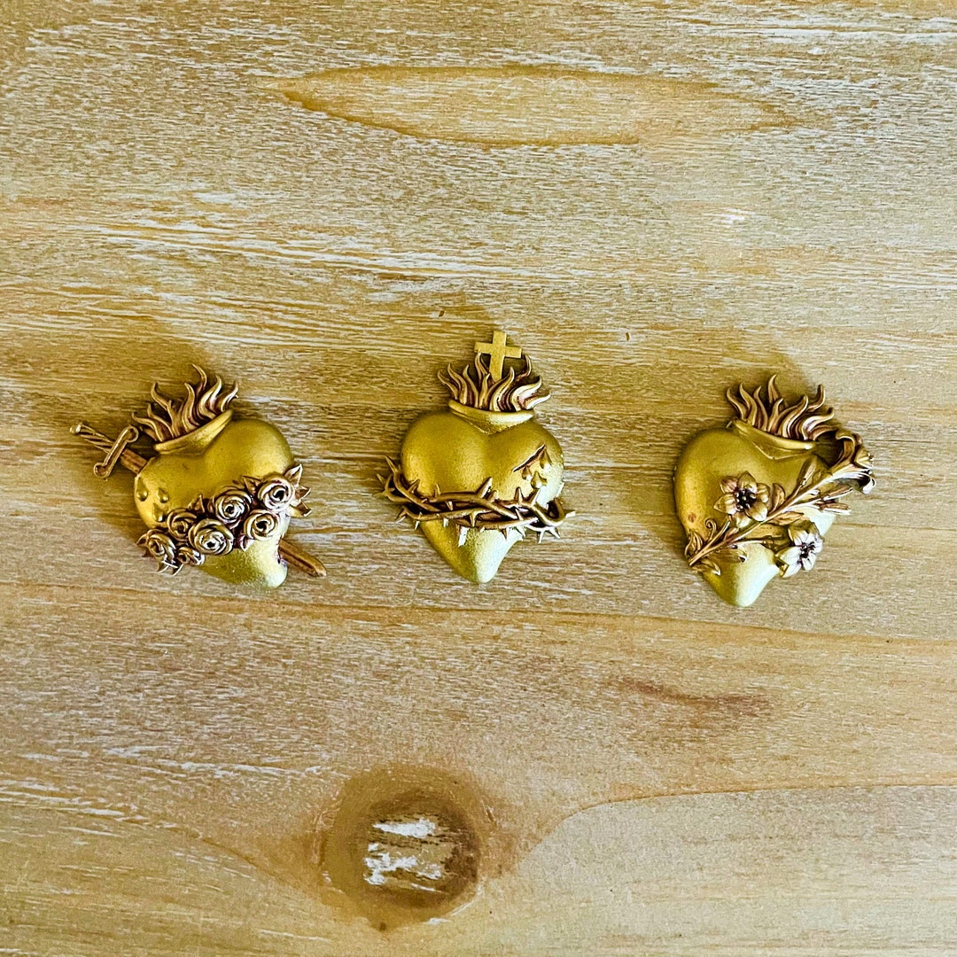 Holy Family Hearts Magnets Set of 3 - Etsy