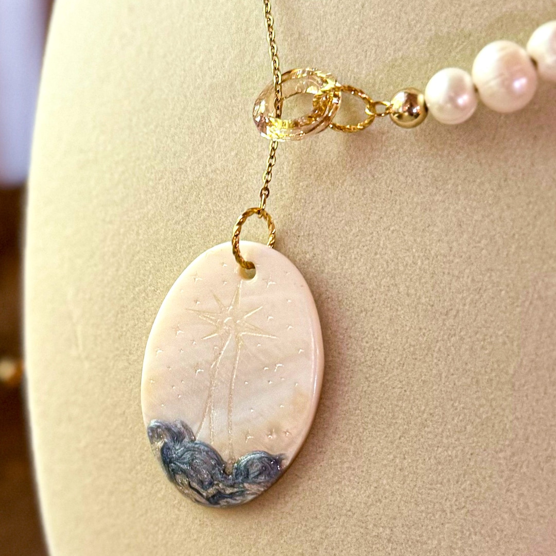 Our Lady Star of the Sea “stella Maris” Pendant Necklace - Etsy