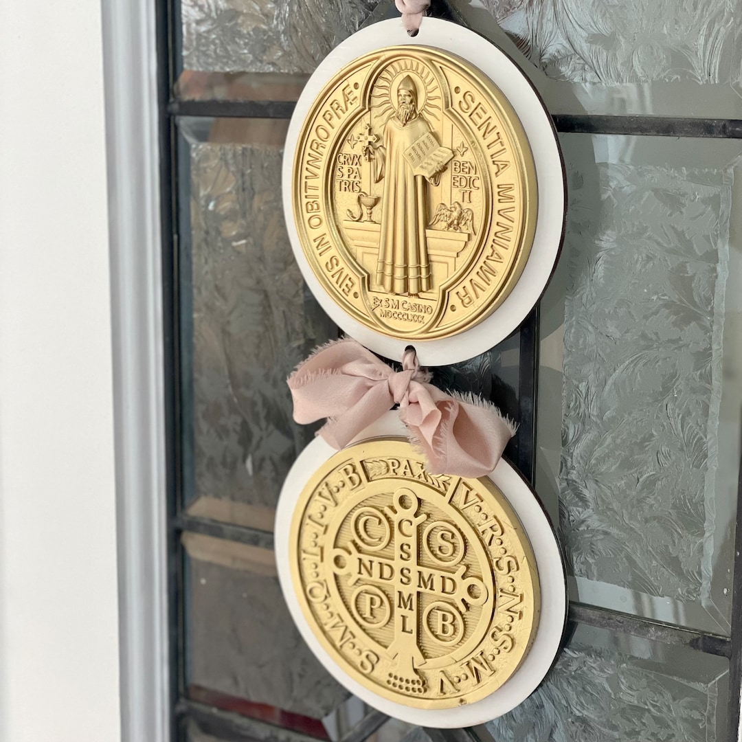 St. Benedict Medal Wall and Door Decor - Etsy UK