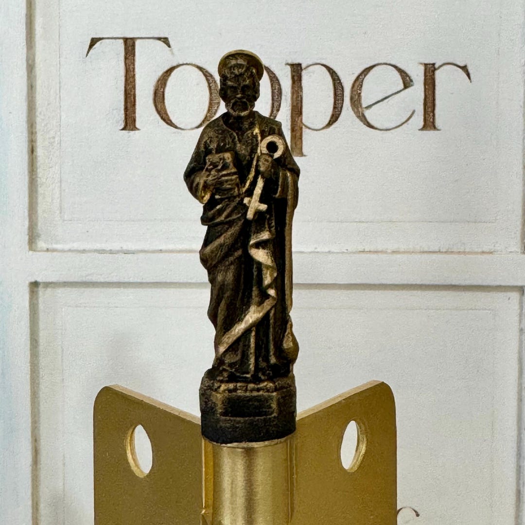 Holy Hinge Topper St Peter the Rock - Etsy