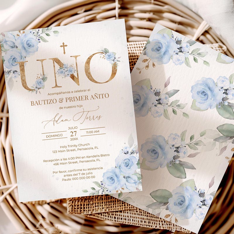 Invitation Primer Ano Nino - Etsy