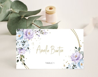 Floral Place Cards - Etsy
