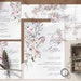 Boho Rustic Wedding Invitation Template Suite, Wedding Invite Template ...