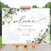 Boho Greenery Wedding Welcome Sign Template With Eucalyptus • INSTANT ...