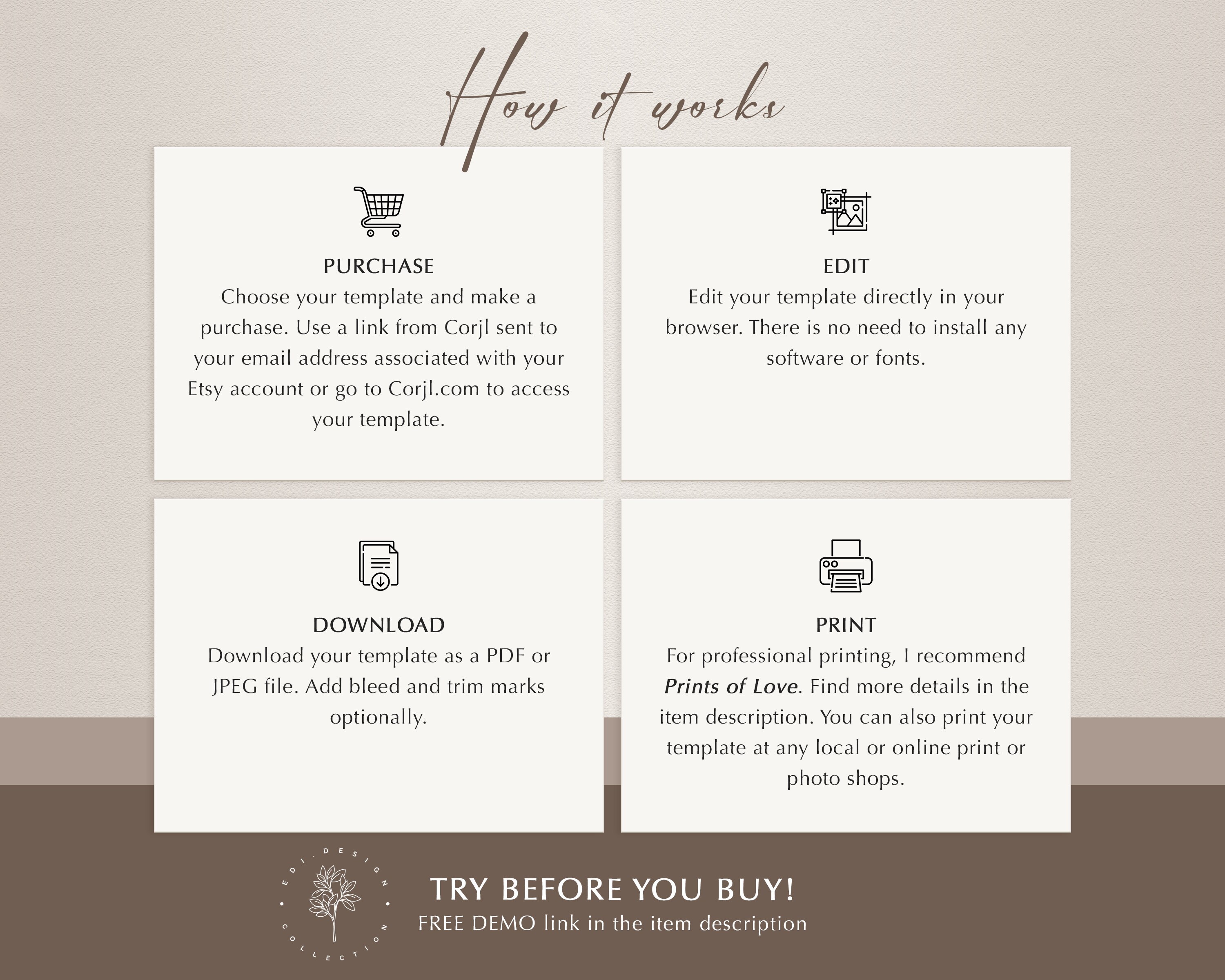 Navy Blue and Blush Pink Welcome Sign Template • INSTANT DOWNLOAD ...