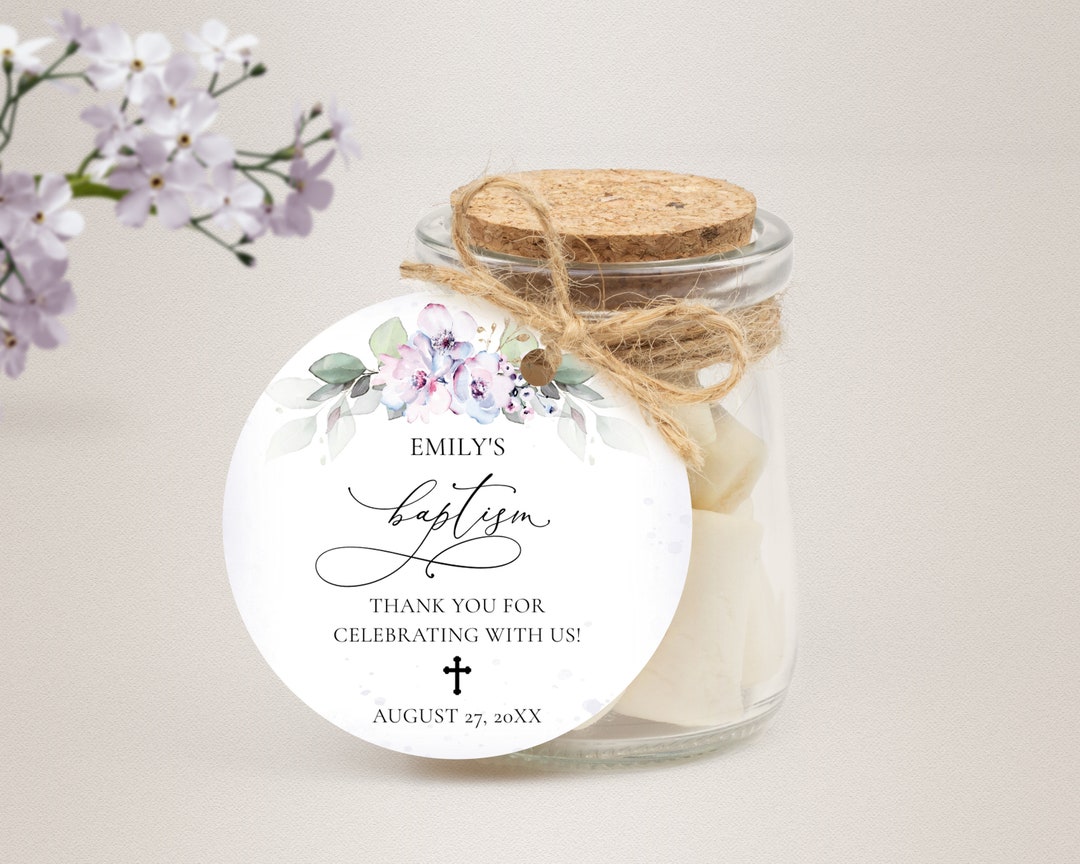 Lavender Roses Favor Tags Template, Printable Stickers (instant ...