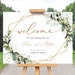Boho Greenery Wedding Welcome Sign Template INSTANT DOWNLOAD Editable ...