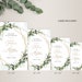 Boho Greenery Wedding Welcome Sign Template • INSTANT DOWNLOAD ...