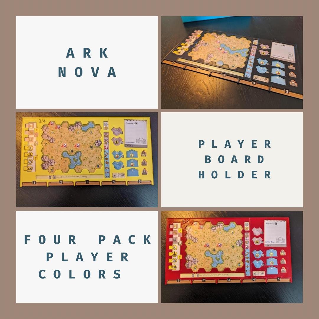 Ark Nova Player Dashboard / Overlay, Board Game, Ark Move Upgrade, Game ...