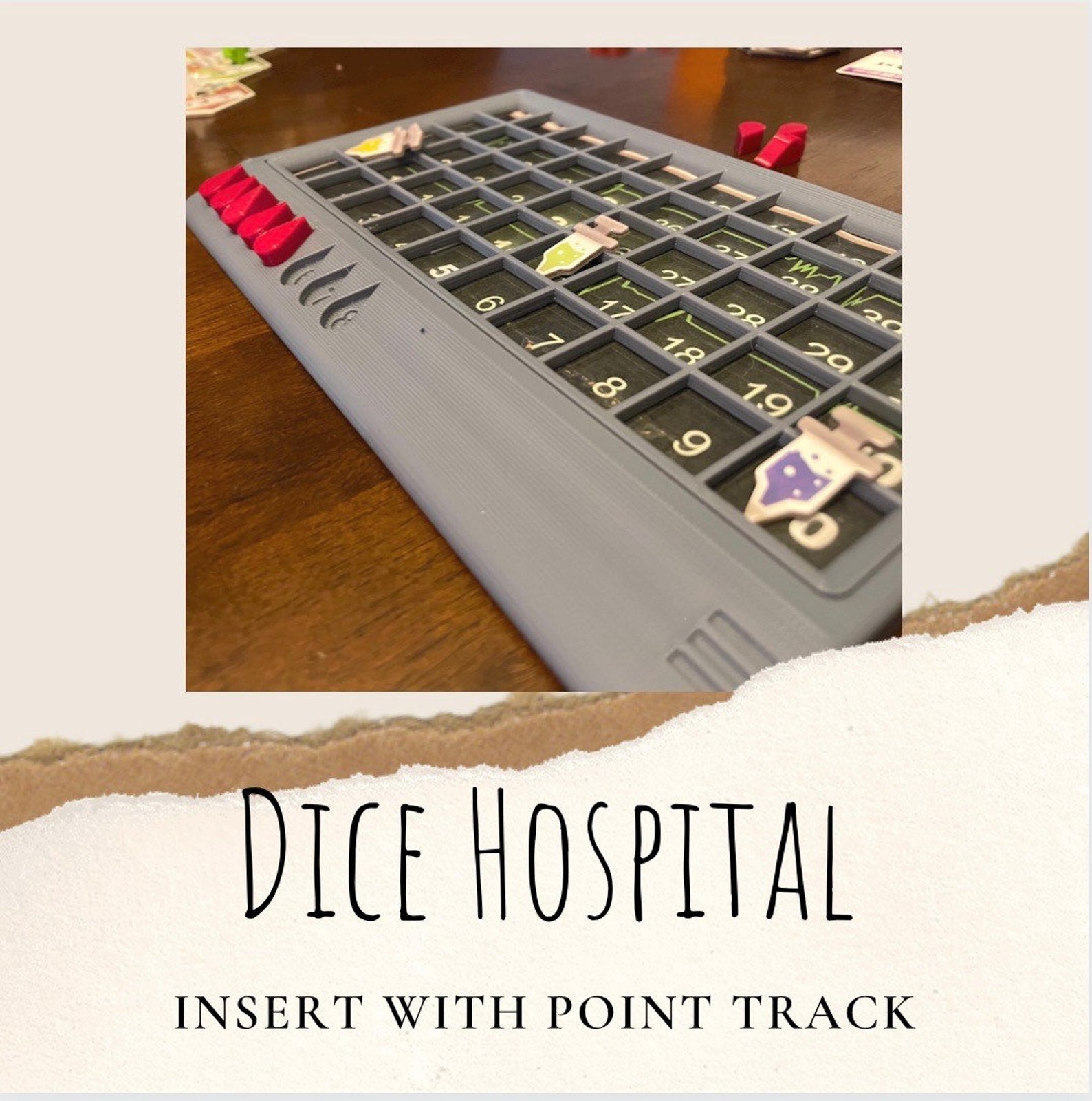 Dice Hospital board game dice hospital upgrade board game | Etsy