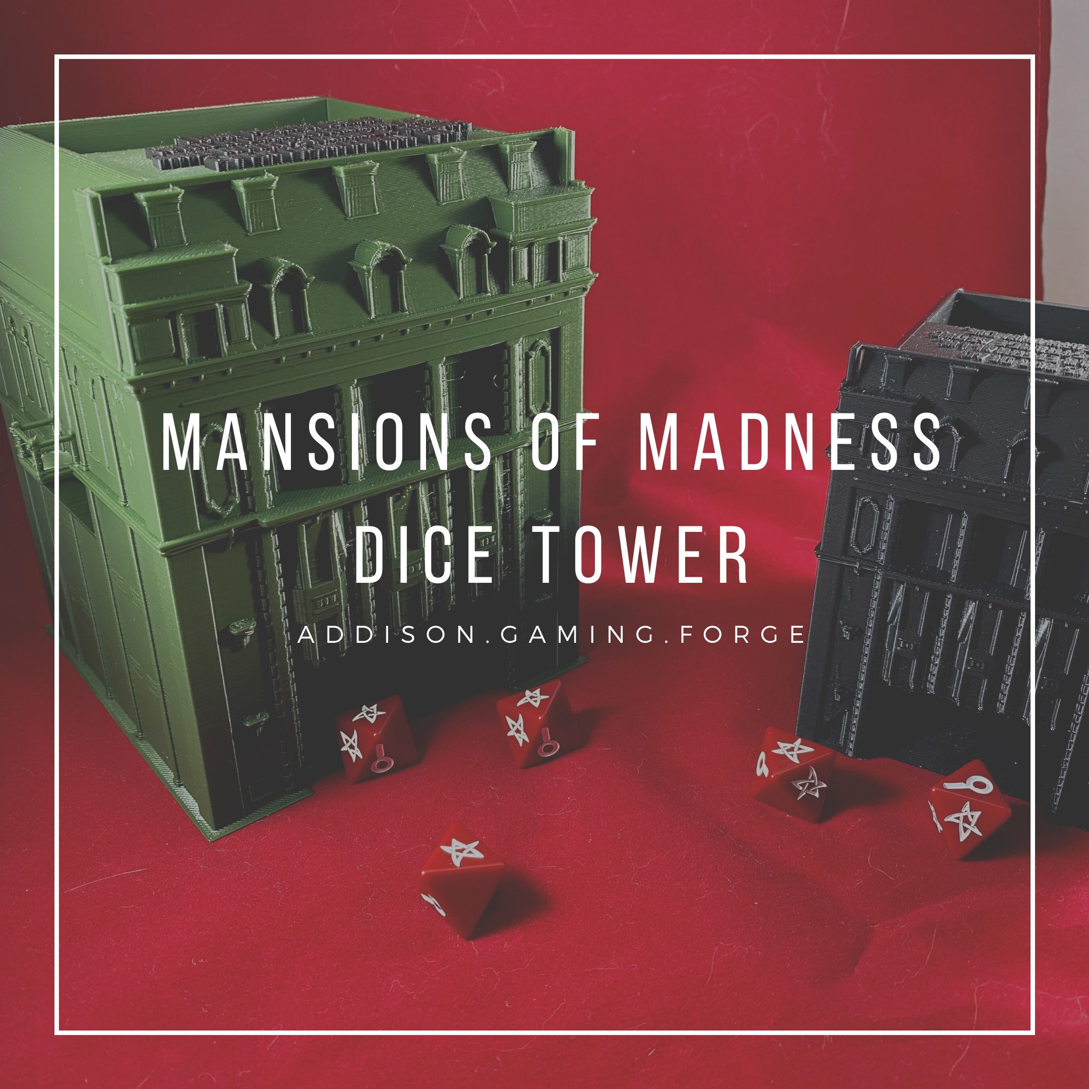 Mansions of Madness Board Game Dice Tower Mansions of | Etsy