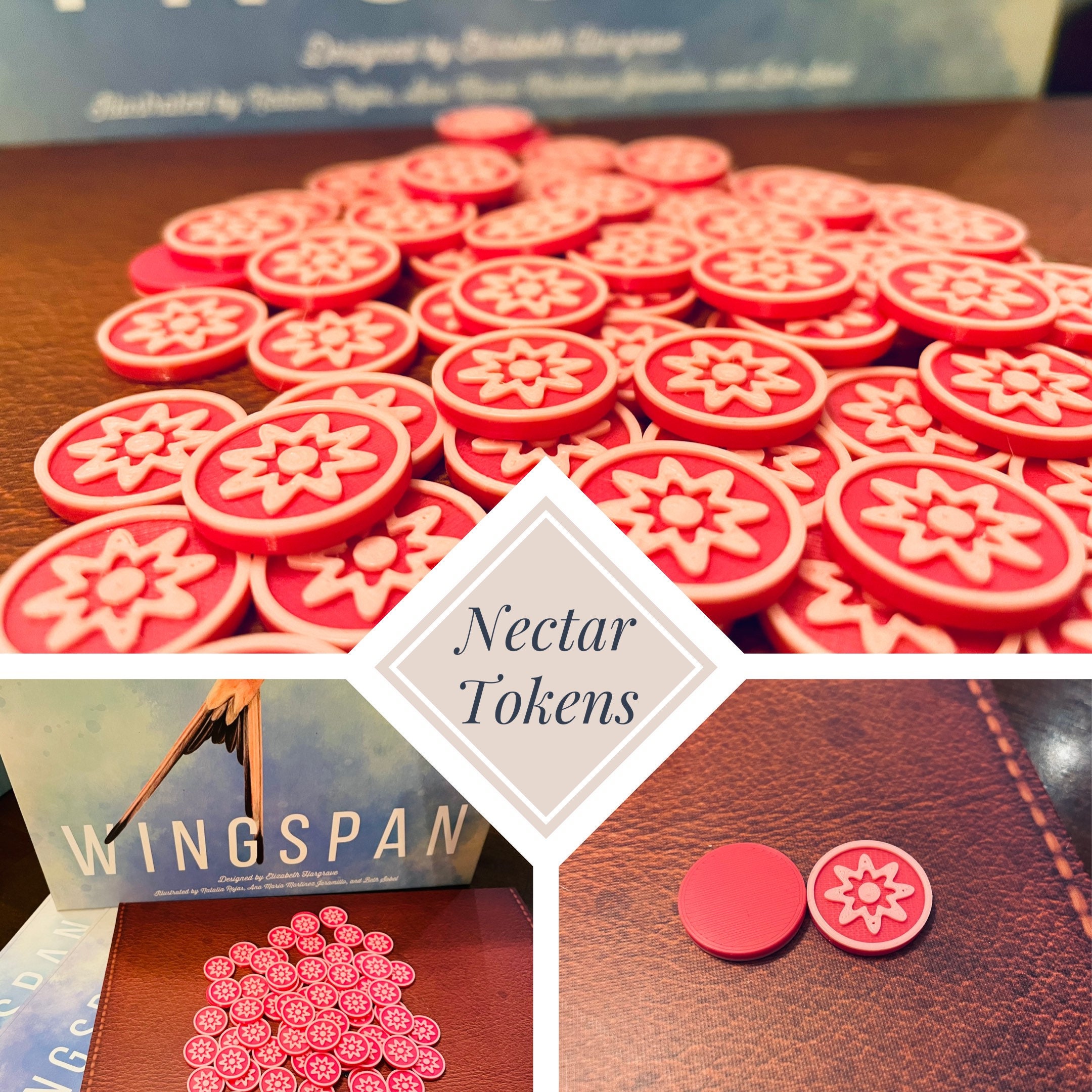 Wingspan Board Game 3D Resource Tokens, Board Game Upgrades, Board Game ...