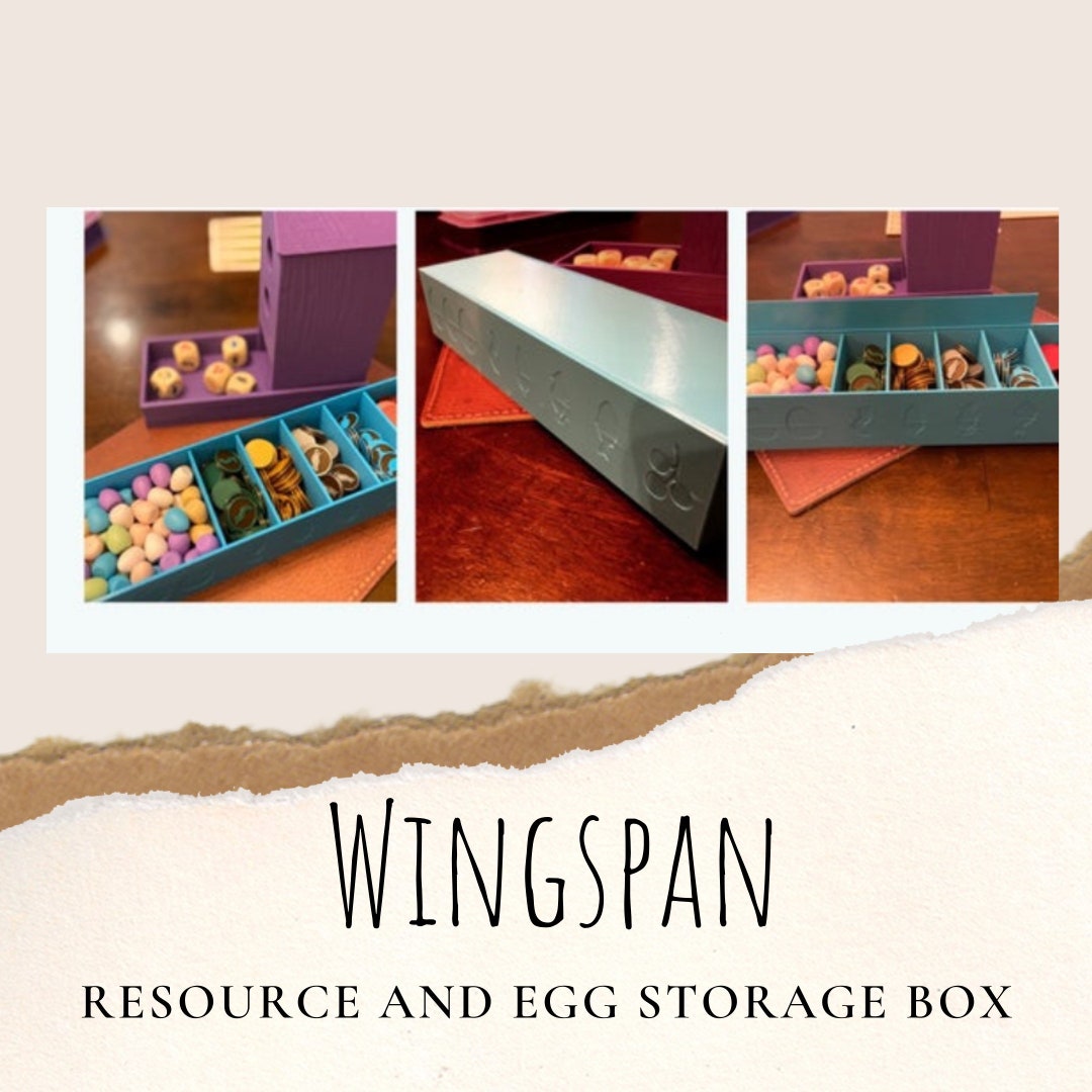 Wingspan Board Game, Resource and Egg Storage Box, Wingspan Game ...