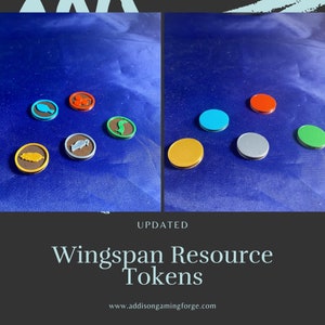 Wingspan Board Game 3D Resource Tokens, Board Game Upgrades, Board Game ...